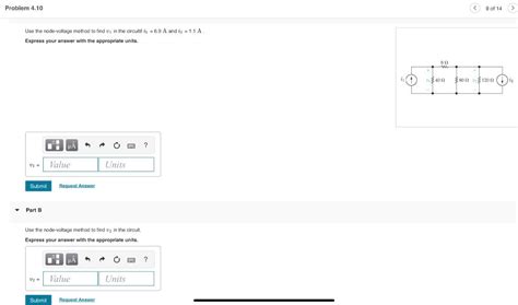 Solved Use The Node Voltage Method To Find V In The Chegg