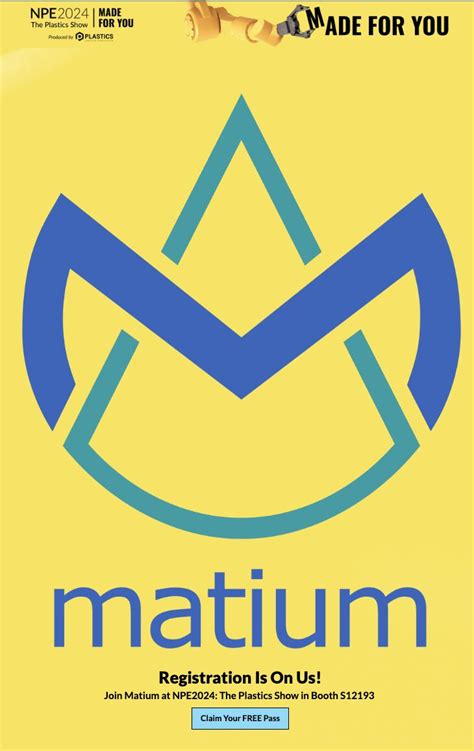 Join Us At Npe The Plastics Show Our Network Gets Free Passes Exmf7mdv Being