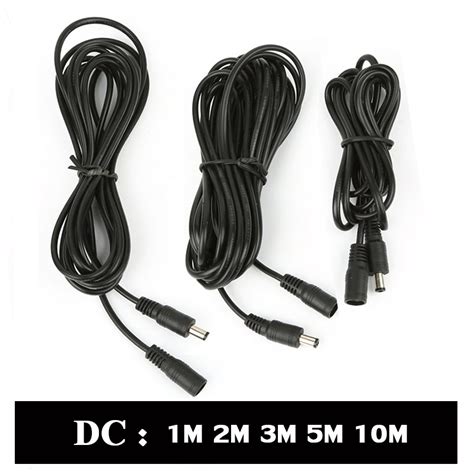 1 ม 2 ม 3 ม 5 ม Dc อะแดปเตอร์ปลั๊กเสียบเชื่อมต่อพร้อมสายเคเบิ้ล