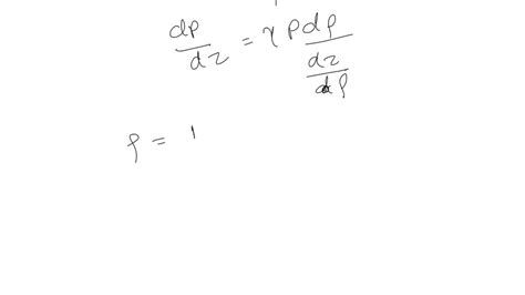Solved Derive The Expression For Dry Adiabatic Density Lapse Rate Dp