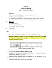 Lab 4 Inductive Reactance Corrected 1 Docx EET111L Electric Circuits Lab Lab 4 Inductive