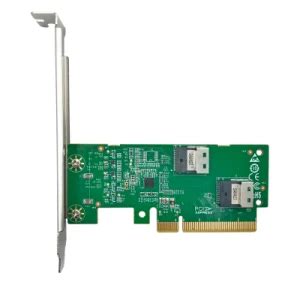 Linkreal Pci Express X To Two Slimsas Sff I Adapter Pcie U Nvme Ssd Adapter