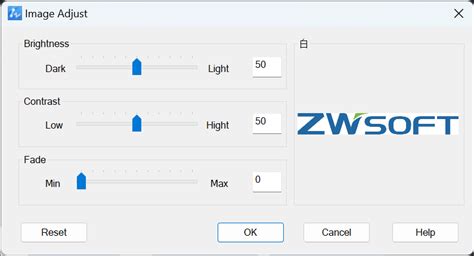 ★how to modify the brightness contrast and fade of a raster image in