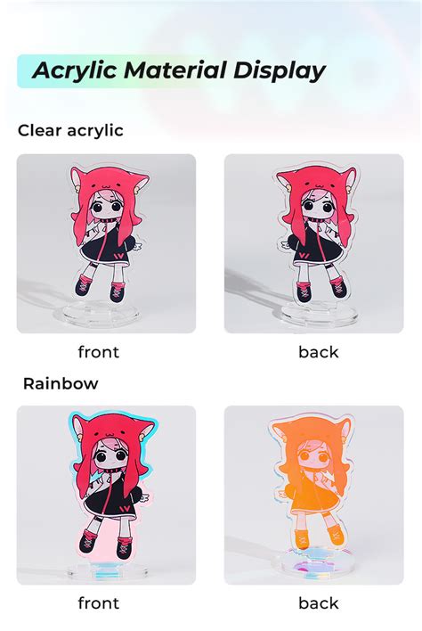 Custom Acrylic Rotating Standees