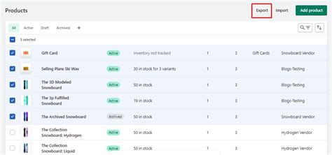 How To Import And Export Inventory In Shopify