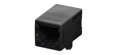 Modular Socket 6p6c Rj12 Low Profile Enclosed Pcb Mount P1435 Leading