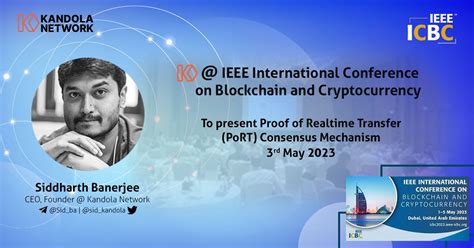 Kandola Network On Linkedin Icbc Ieee Blockchaintechnology
