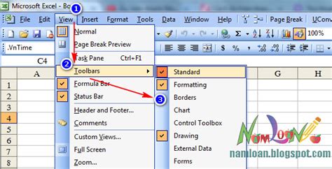 Ẩn Hiện Thanh Công Cụ Ribbon Trong Excel 2007 2010 2013 20152003