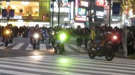 Night Walk Tokyo Shibuya Red Light District Bike Blast In Scramble