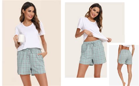 Lovasy Pantalones Cortos De Pijama Para Mujer Cómodos Para Dormir