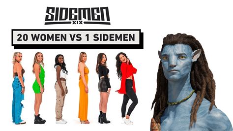 20 Women Vs 1 Sidemen Toruk Maktojake Sully Edition Ravatar