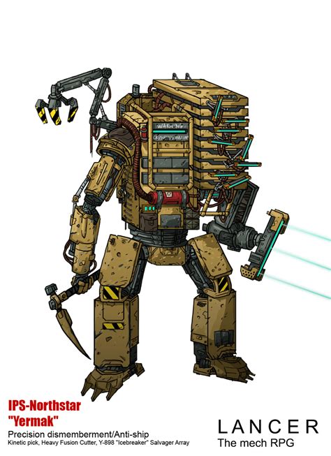 Art Drew My Pcs Starting Mecha For Our Lancer Rpg Units 01 Thru 04