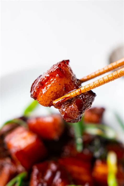Sake And Soy Braised Pork Belly Rasa Malaysia
