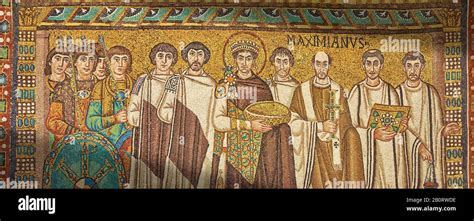 Byzantine Empire Mosaics Justinian