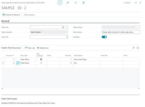 folder structure apportunix document archive