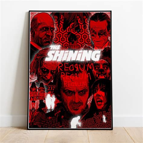 The Shining Poster Movie Print Wall Art T For Film Fans 2 Etsy