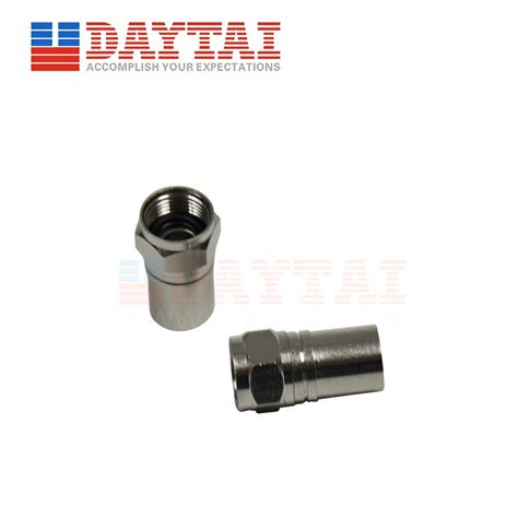 Catv Connector Coaxial Cable Rg 59 Rg6 F Crimp Connector China F
