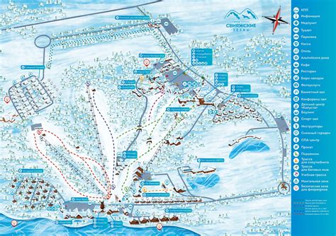 Карта курорта