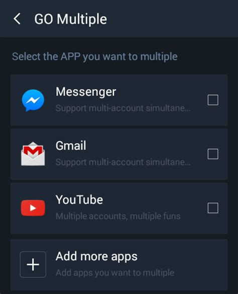 how to clone installed apps for using multiple accounts on android