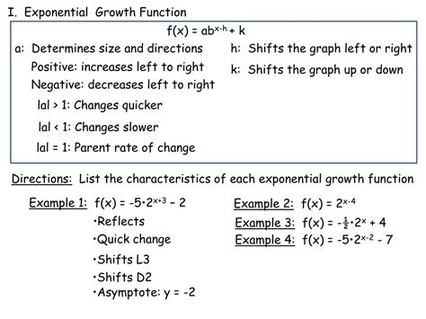 PPT Objectives Be Able To Graph The Exponential Growth Parent Function PowerPoint