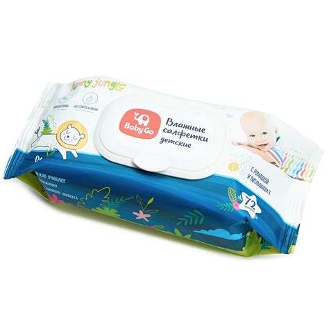 Влажные салфетки BabyGo 72 шт. купить по цене 99 ₽ в интернет-магазине ...