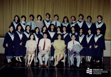 羅富國教育學院科學班畢業生及導師合照1993年 香港教育數碼圖像資料庫