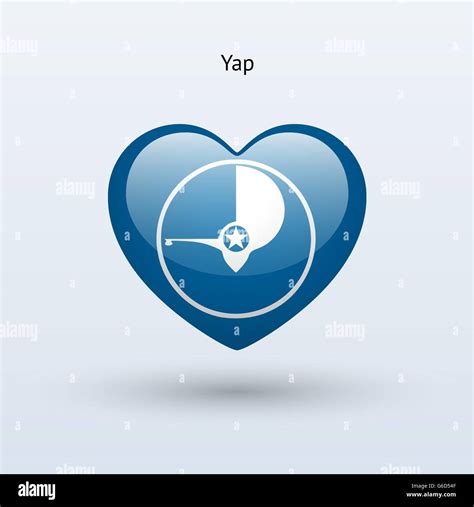 Love Yap Symbol Heart Flag Icon Stock Vector Image And Art Alamy