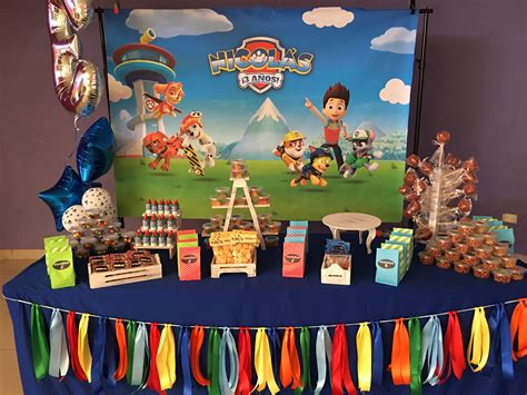 Paw Patrol Party Candy Bar Fiesta Infantil Paw Patrol Fiestas