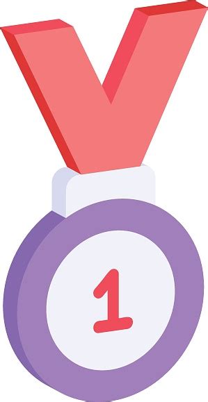 보라색 분홍색 첫 번째 장소 배지 리본 아이소 메트릭 개념 여성과 페미니즘의 사회 수상 벡터 아이콘 디자인 인식 기호의 토큰 표현 감사 기호 독특한 휘장 그림