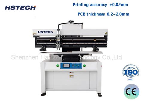 1 2 Meter Led Tube Pcb Semi Automatic Solder Paste Printing Machine