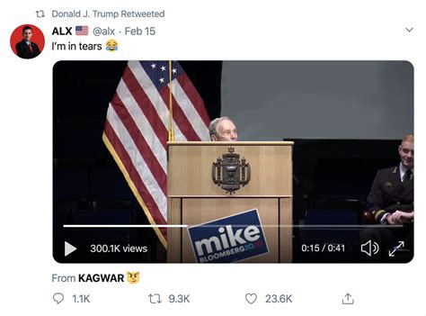 Petty Trump Tweets Stupid And Degrading Video About Mini Mike Bloomberg