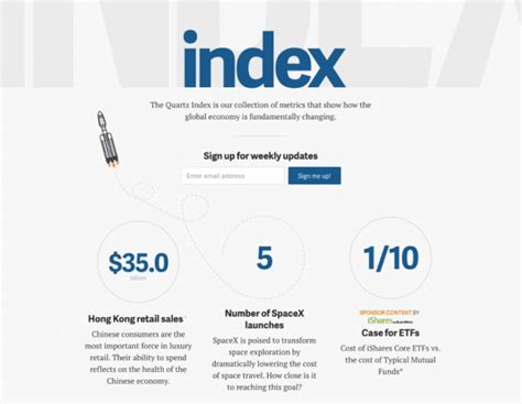 With Its New Index Quartz Wants Visualize The Global Economy And Sell Sponsored Data Points