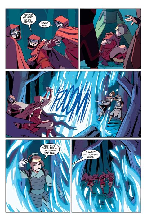 Azula In The Spirit Temple Preview Pages Comic Set Post Show After