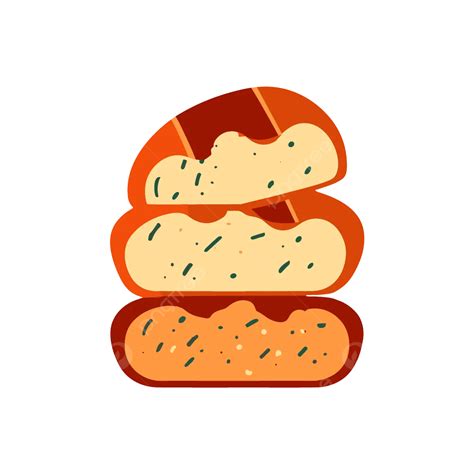Bread Cartoon Vector Icon Bread Clipart Cartoon Clipart Icon Clipart