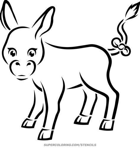 Plantilla De Eeyore Manualidades De Papel Para Niños