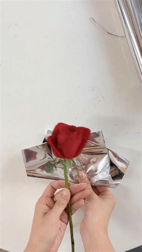 Tanabata Red Rose Single Ice Cream Bouquet Tutorial Redrose Flower