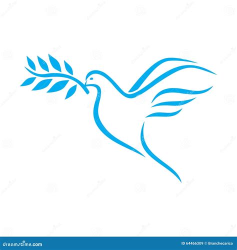 Dove Of Peace Stock Illustration Illustration Of Goodwill 64466309