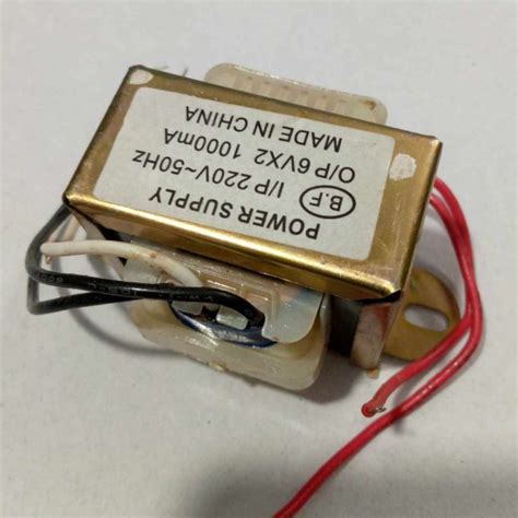 6v 1000ma transformer 6 0 6 1amp input ac 220v output 6v transformer 1a