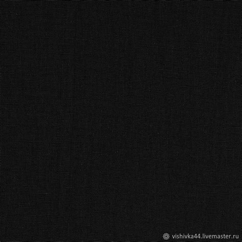 Ткань лен хлопок черный купить в интернет-магазине Ярмарка Мастеров по ...