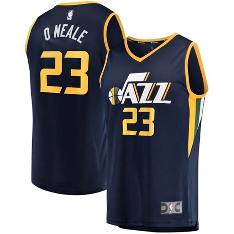 Utah Jazz Royce O Neale Fanatics Branded Navy Fast Break Player Jersey