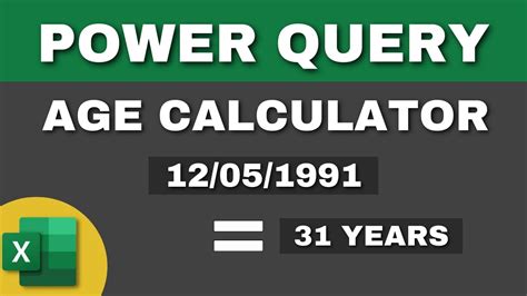 Unlock The Secret Calculate Your Age Easily In Excel Youtube