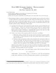 ProblemSet 2 Fall2019 Pdf Econ 100B Economic Analysis