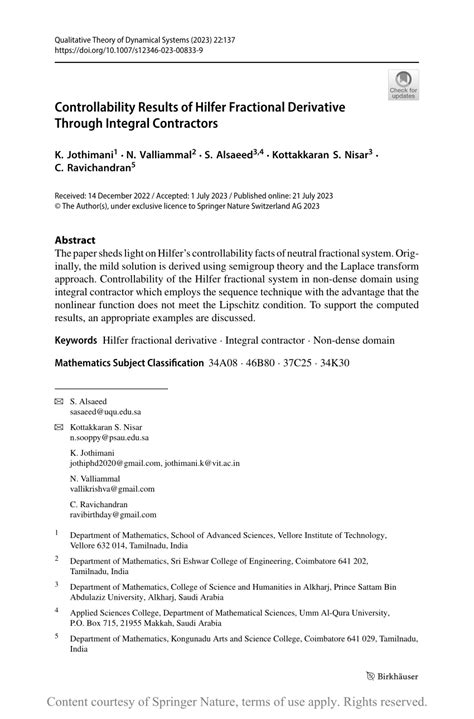 Controllability Results Of Hilfer Fractional Derivative Through