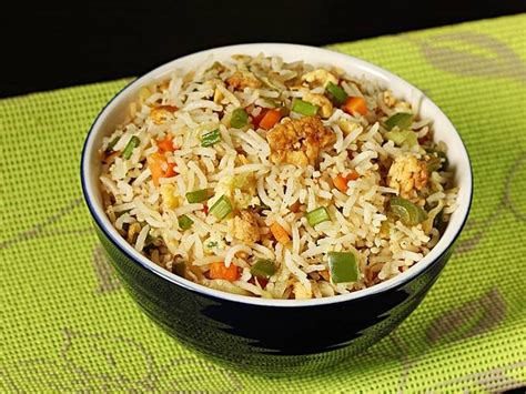 Egg Fried Rice Chinese Restaurant Style Swasthis Recipes