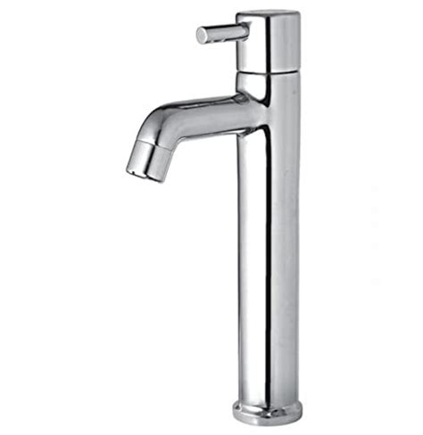 Aquieen Extended Body Tall Pillar Cock Cold Basin Tap Fluid Extended