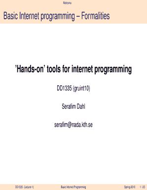 Fillable Online Csc Kth Presentation Csc Kth Fax Email Print Pdffiller