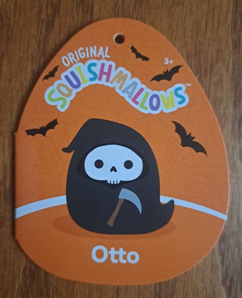 Otto The Grim Reaper Squishmallows Halloween Halloween B
