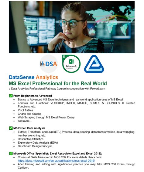 Datasense Analytics Ms Excel Datasense Analytics