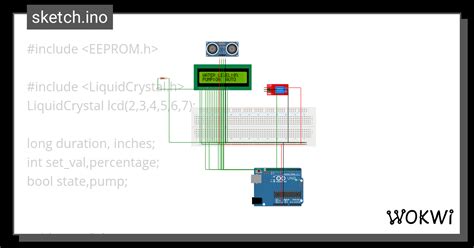 Automatic Water Level Controller Wokwi ESP STM Arduino Simulator