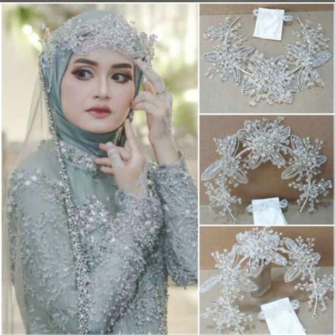 Jual Hiasan Kerudung Pengantinhiasan Hijabaksesoris Hijabheadpice